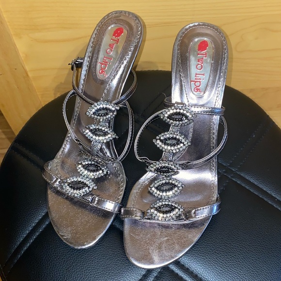 Two Lips | Shoes | Anklestrap Jeweled Sandals | Poshmark